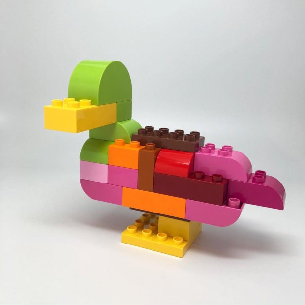 LEGO® Duplo Ente selber bauen - BRICKaddict Bauideen